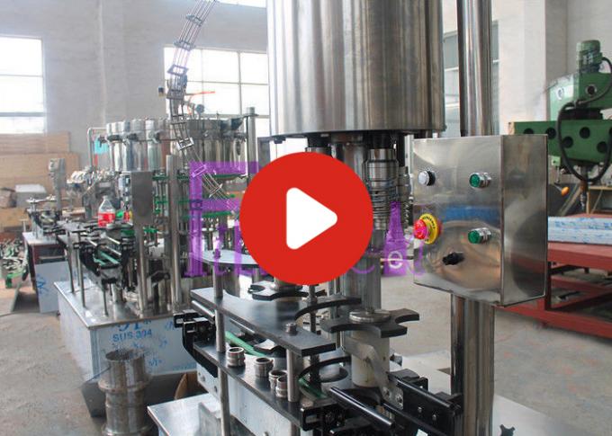 Stainless Steel Carbonated Drink Filling Machine , CSD Bottle Automatic ...
