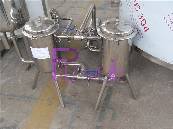 Stainless steel 304 material Juice Processing Equipment double filter ...